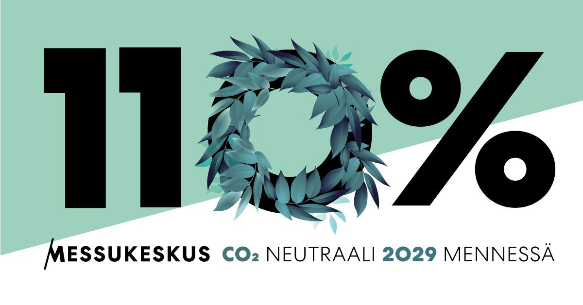 Messukeskus Helsinki: Ympäristötyömme tavoitteena on olla 110 % hiilineutraali vuonna 2029 ...
